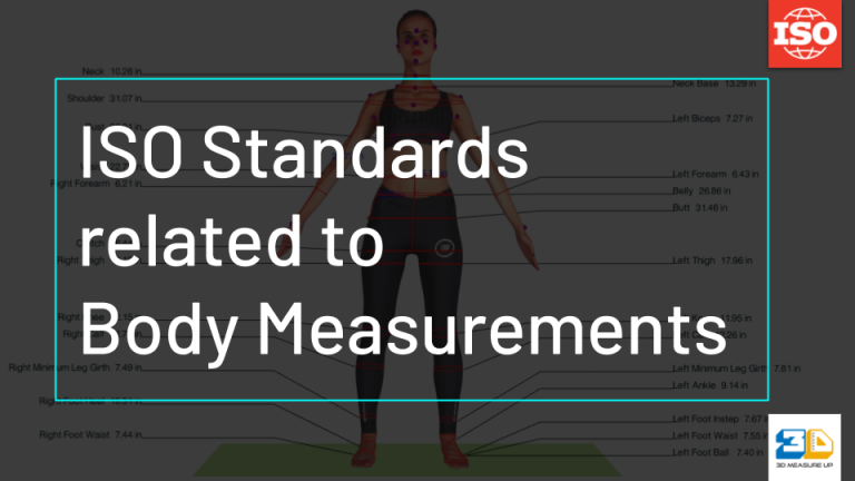ISO Standards related to body measurements | 3D Measure Up
