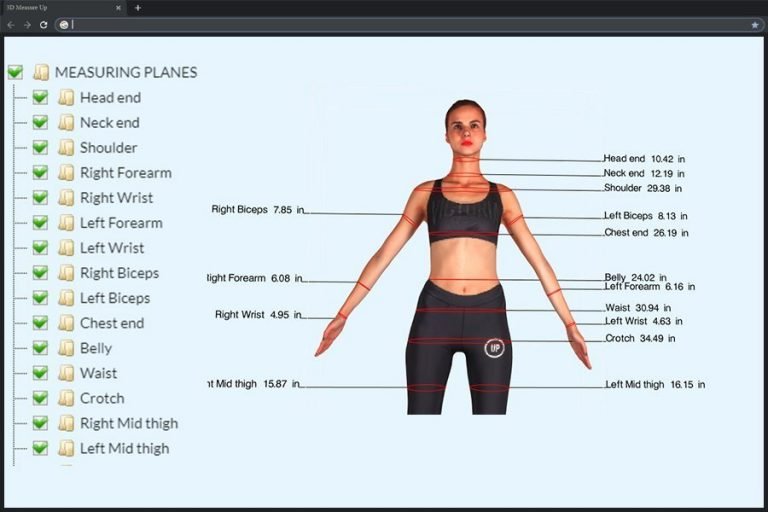 3D Measure Up - AI-Powered 3D Virtual Body Measurement Simulator