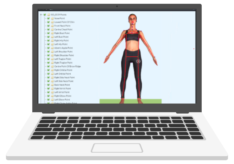 3D Measure Up - AI-Powered 3D Virtual Body Measurement Simulator